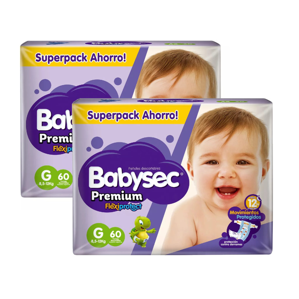 COMBO Babysec Premium G x120 unidades – b&m diapers