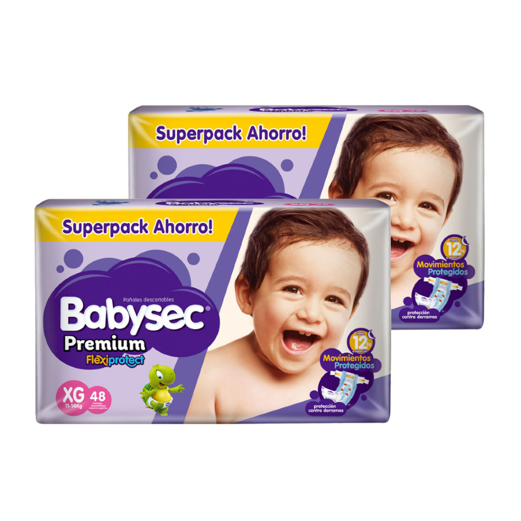 COMBO Babysec Premium XG x 96 – b&m diapers