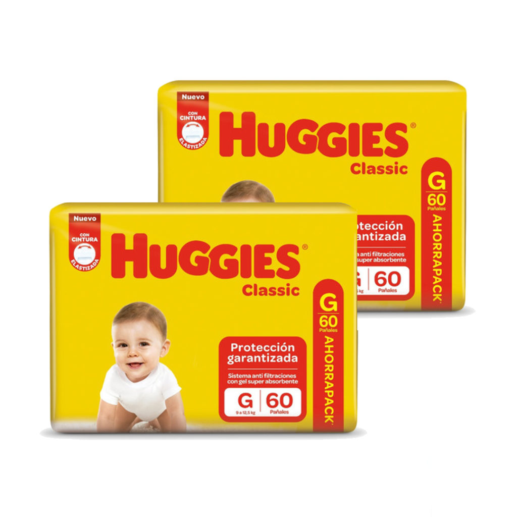 COMBO Huggies Classic G x 120 – b&m diapers
